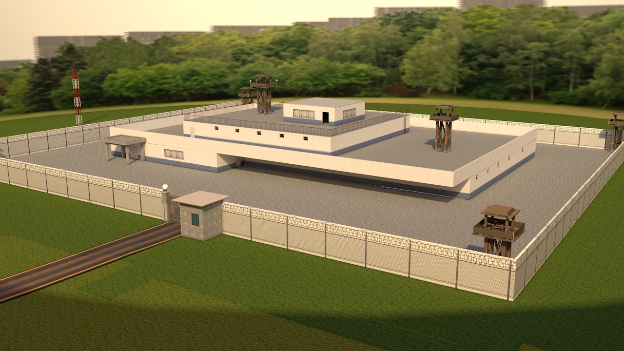 3D prison jail model - TurboSquid 1661042