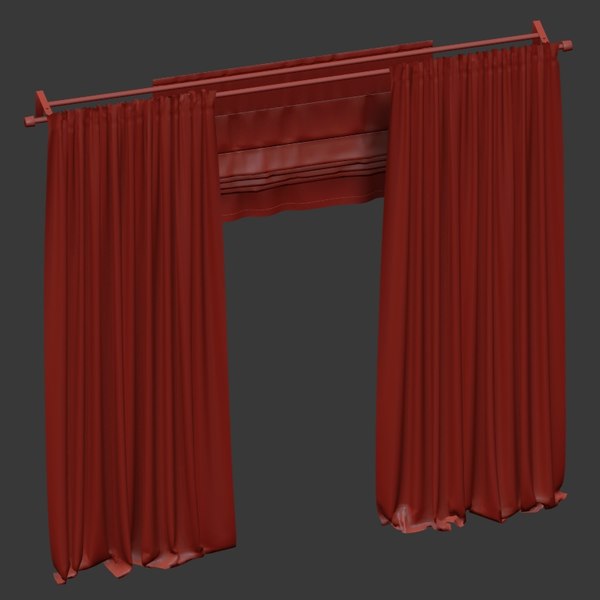 3D model curtain - TurboSquid 1661030