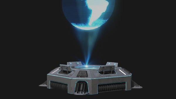 Sci-fi teleporter platform model - TurboSquid 1661232