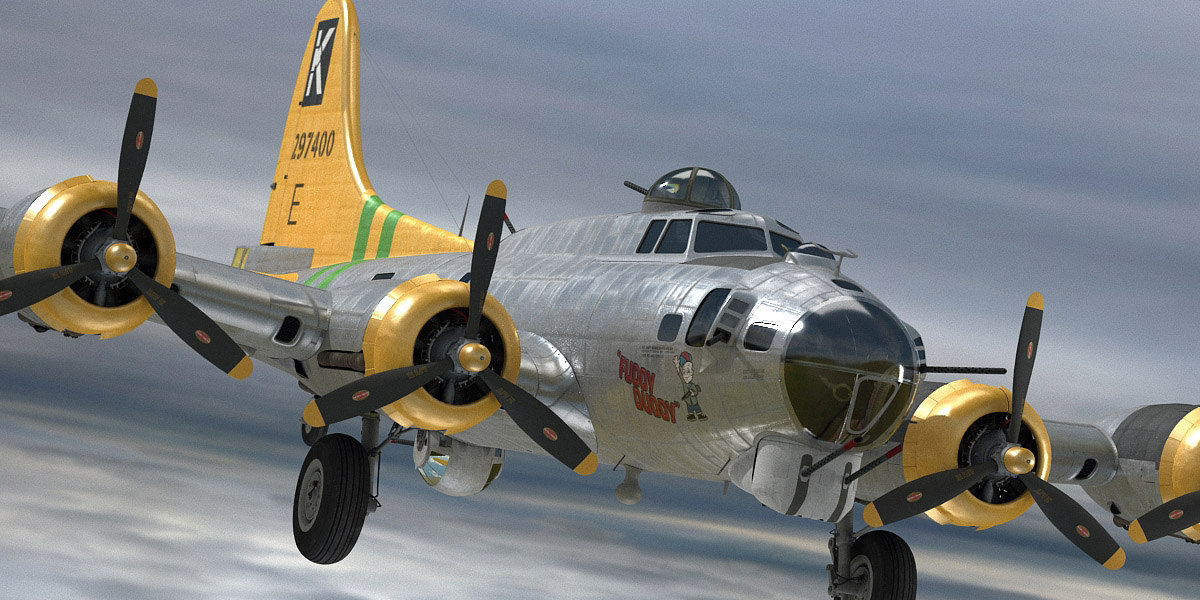 Boeing b-17 model - TurboSquid 1661331