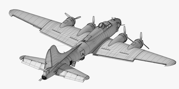Boeing b-17 model - TurboSquid 1661331