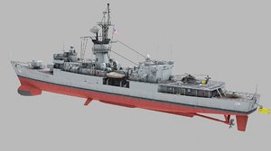 Frigate 3D Models for Download | TurboSquid