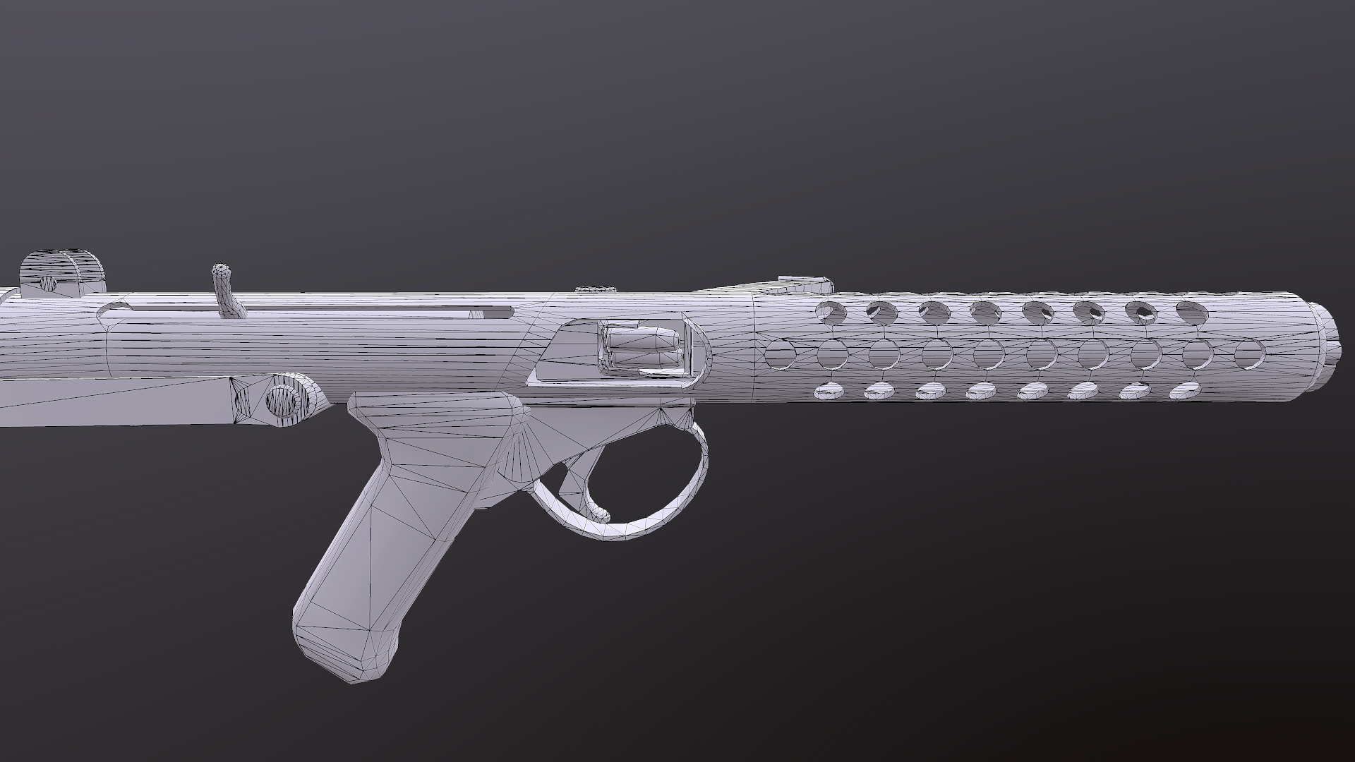 Free sterling submachine gun model - TurboSquid 1661725