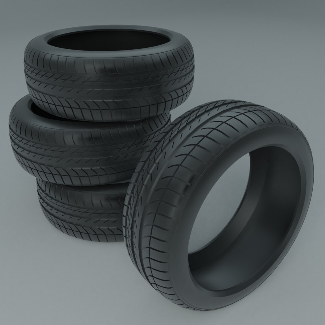 Car tire 3D model - TurboSquid 1661980