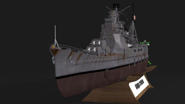 3D atago heavy cruiser - TurboSquid 1618900