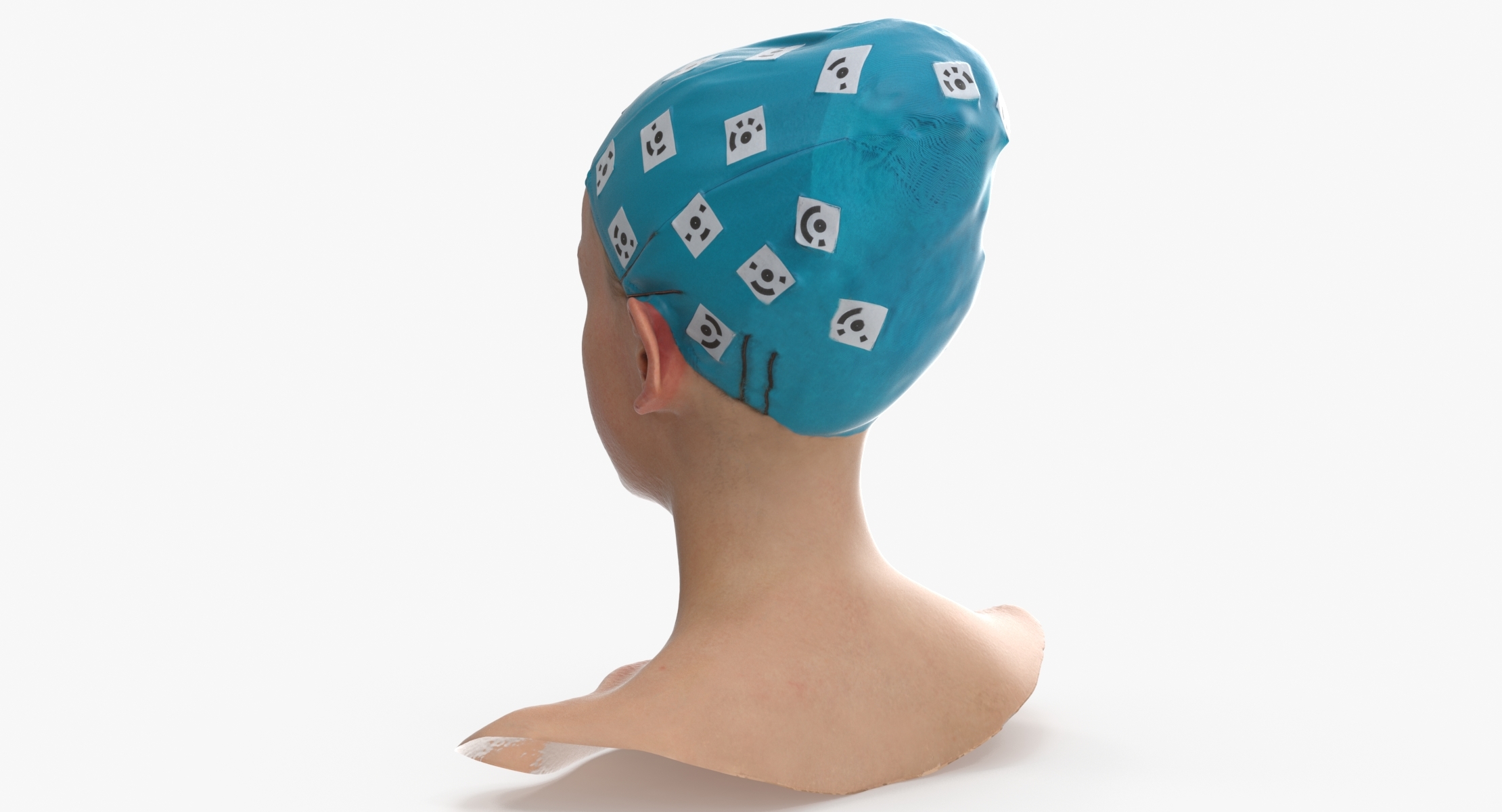 Rhea Human Head Chin Raiser AU17 Clean Scan Modelo 3D - TurboSquid 1662895