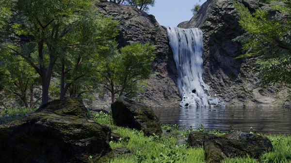 3D Waterfall Models | TurboSquid