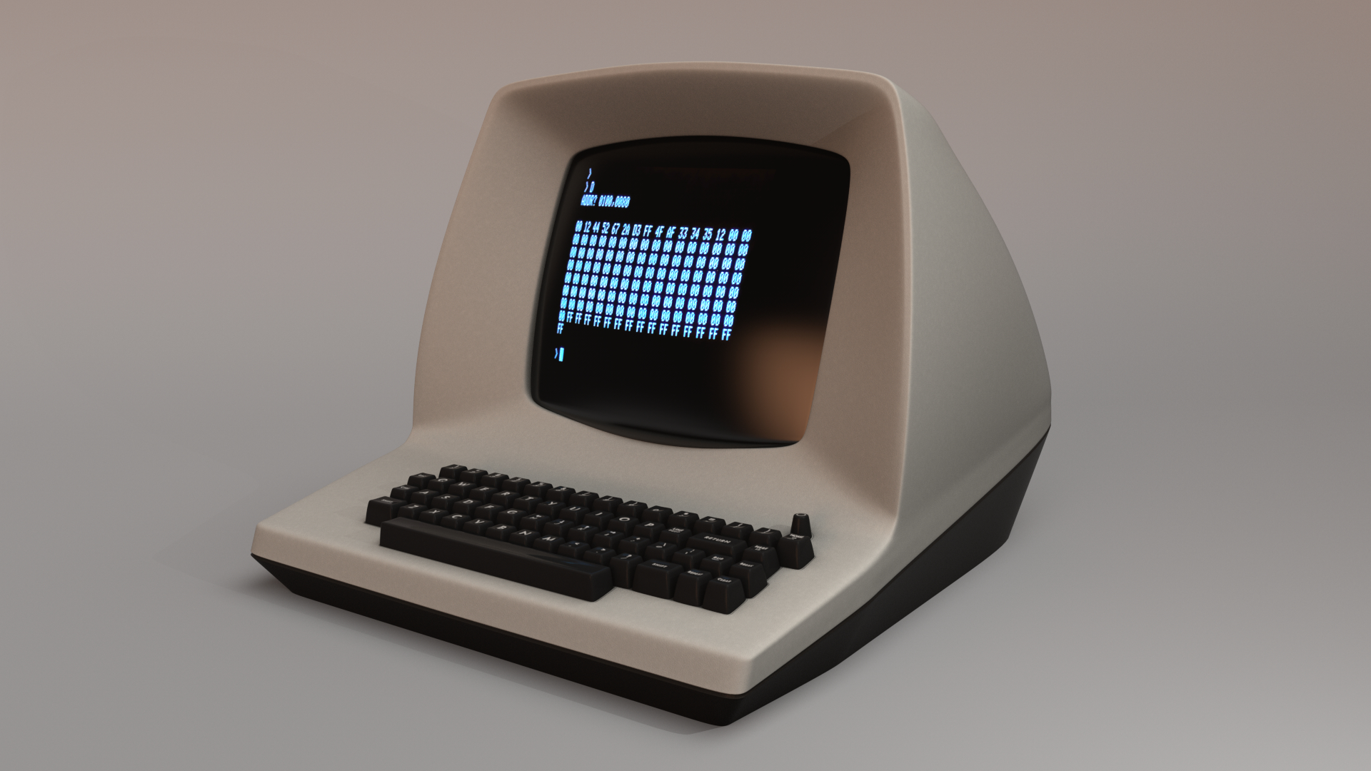 modelo 3d Computadora retro ADM-3A - TurboSquid 1664365