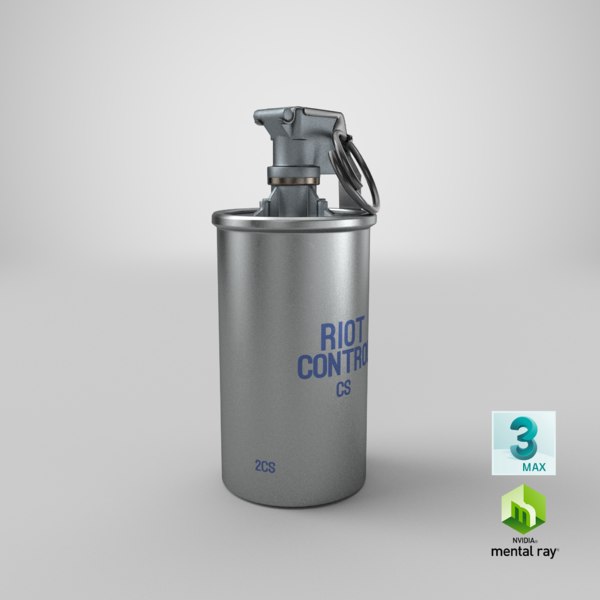 ABC M7A2 防暴 CS 手榴弹3D模型 - TurboSquid 1628611