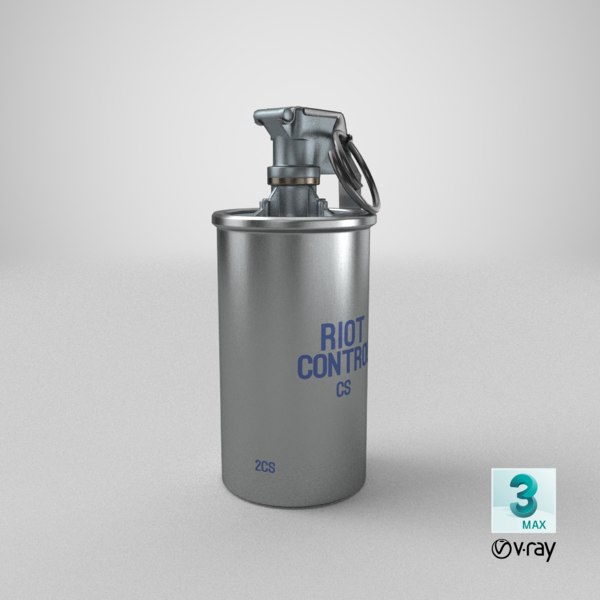 ABC M7A2 防暴 CS 手榴弹3D模型 - TurboSquid 1628611