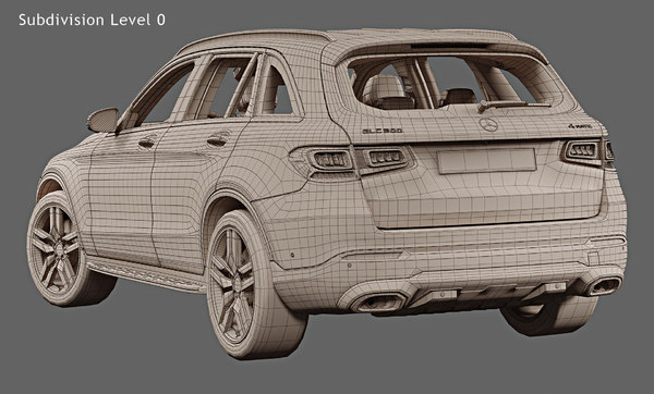2020 mercedes-benz glc 3D model - TurboSquid 1411053
