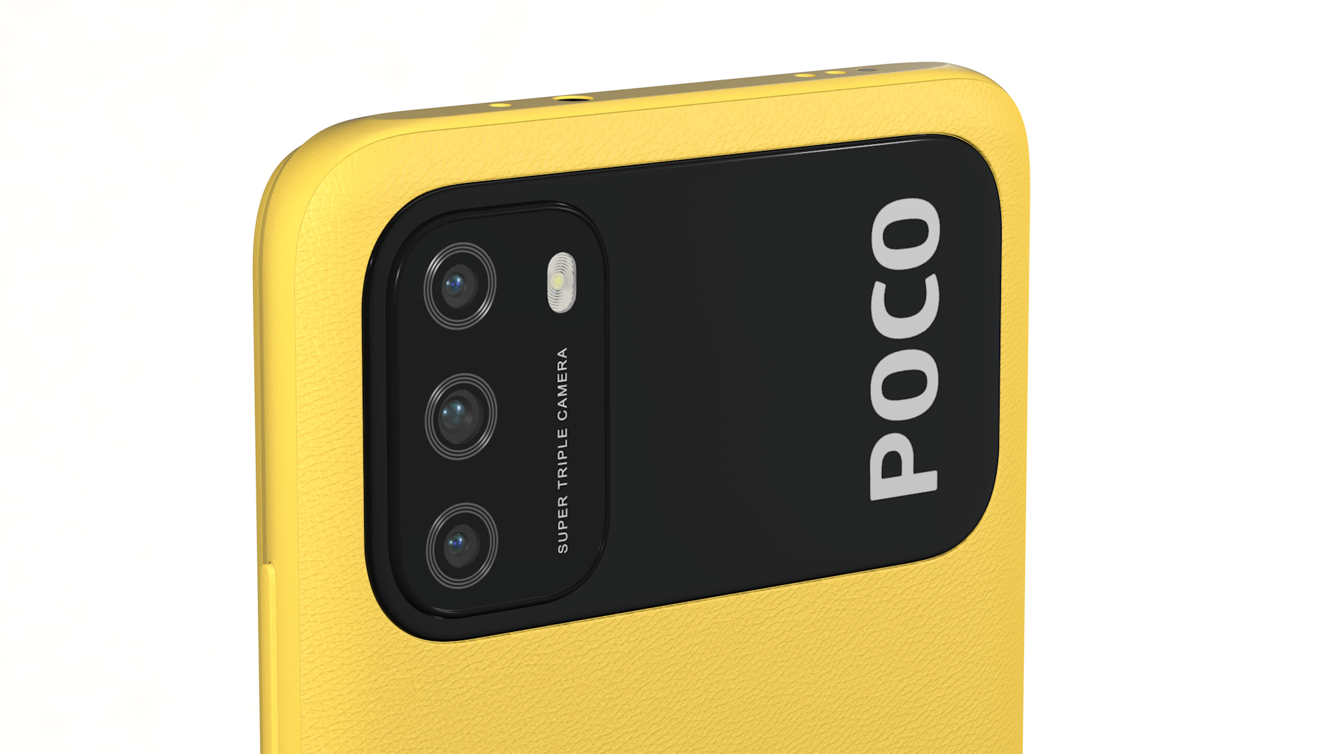 Xiaomi poco m3 yellow model - TurboSquid 1666148