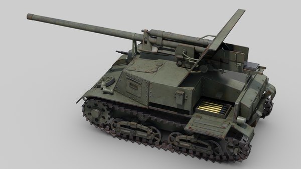 ww2 zis 30 anti tank 3d model