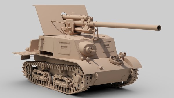 ww2 zis 30 anti tank 3d model