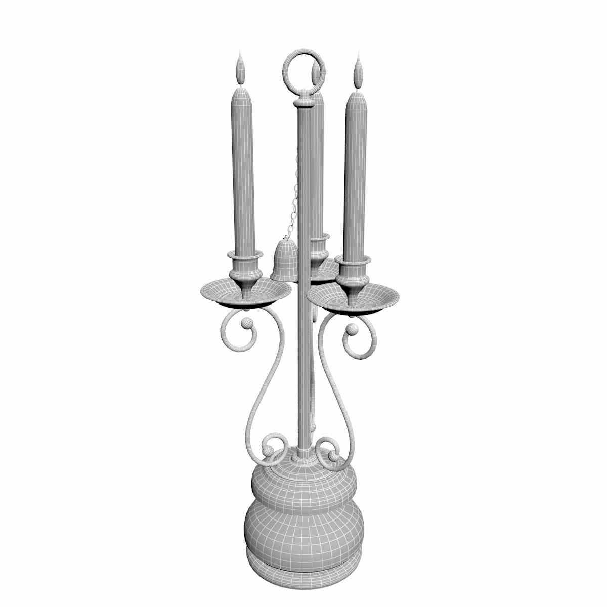 3D candlestick - TurboSquid 1667215
