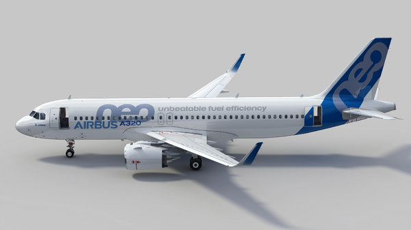 modelo 3d Airbus A320 Neo con interior y cabina - TurboSquid 1662565