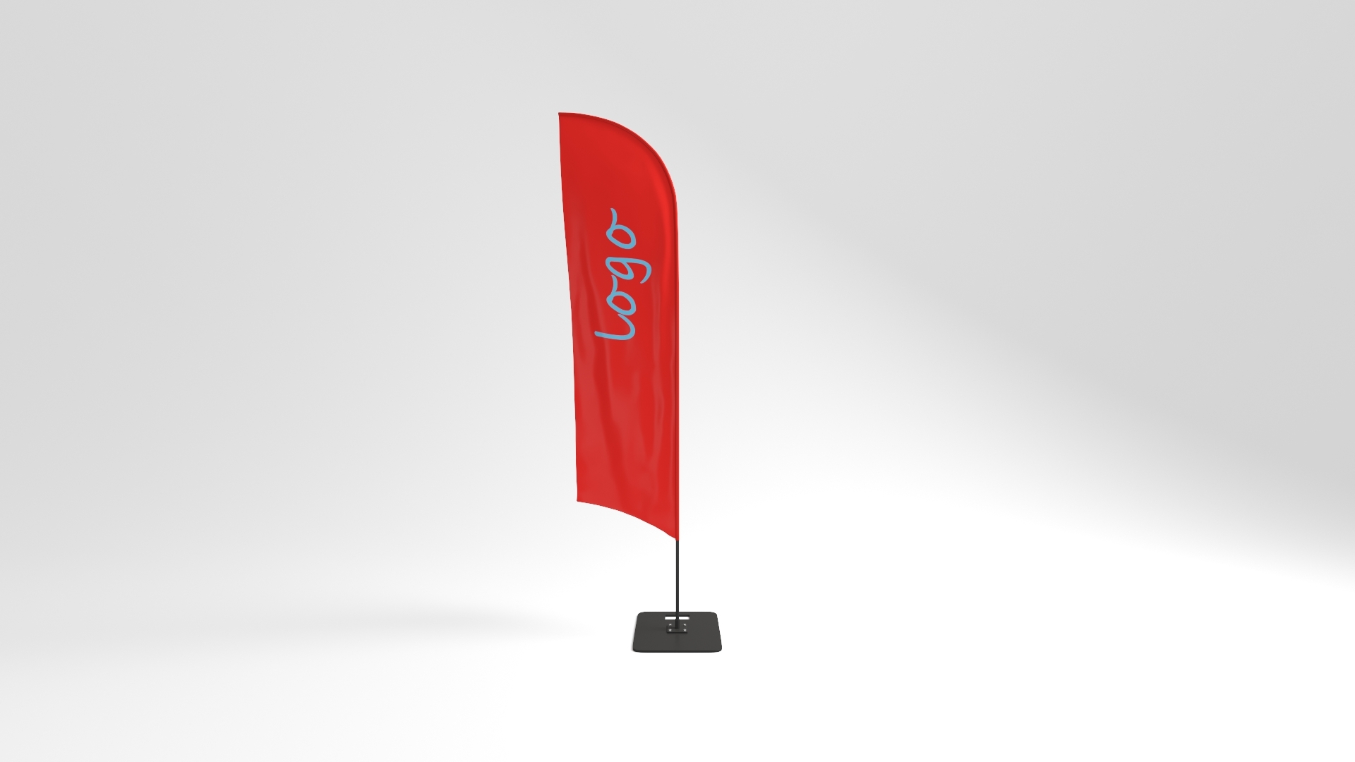 Bandeira da praia grande Modelo 3D - TurboSquid 1669944