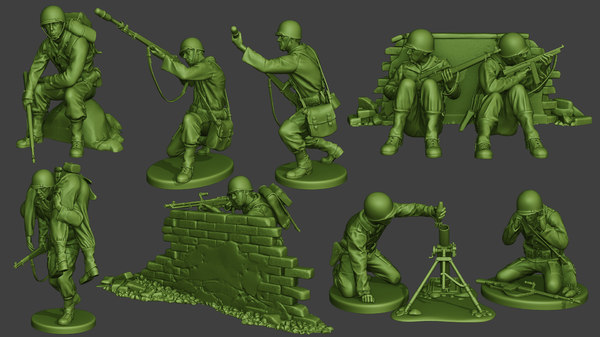 Army Man 3D Models for Download | TurboSquid