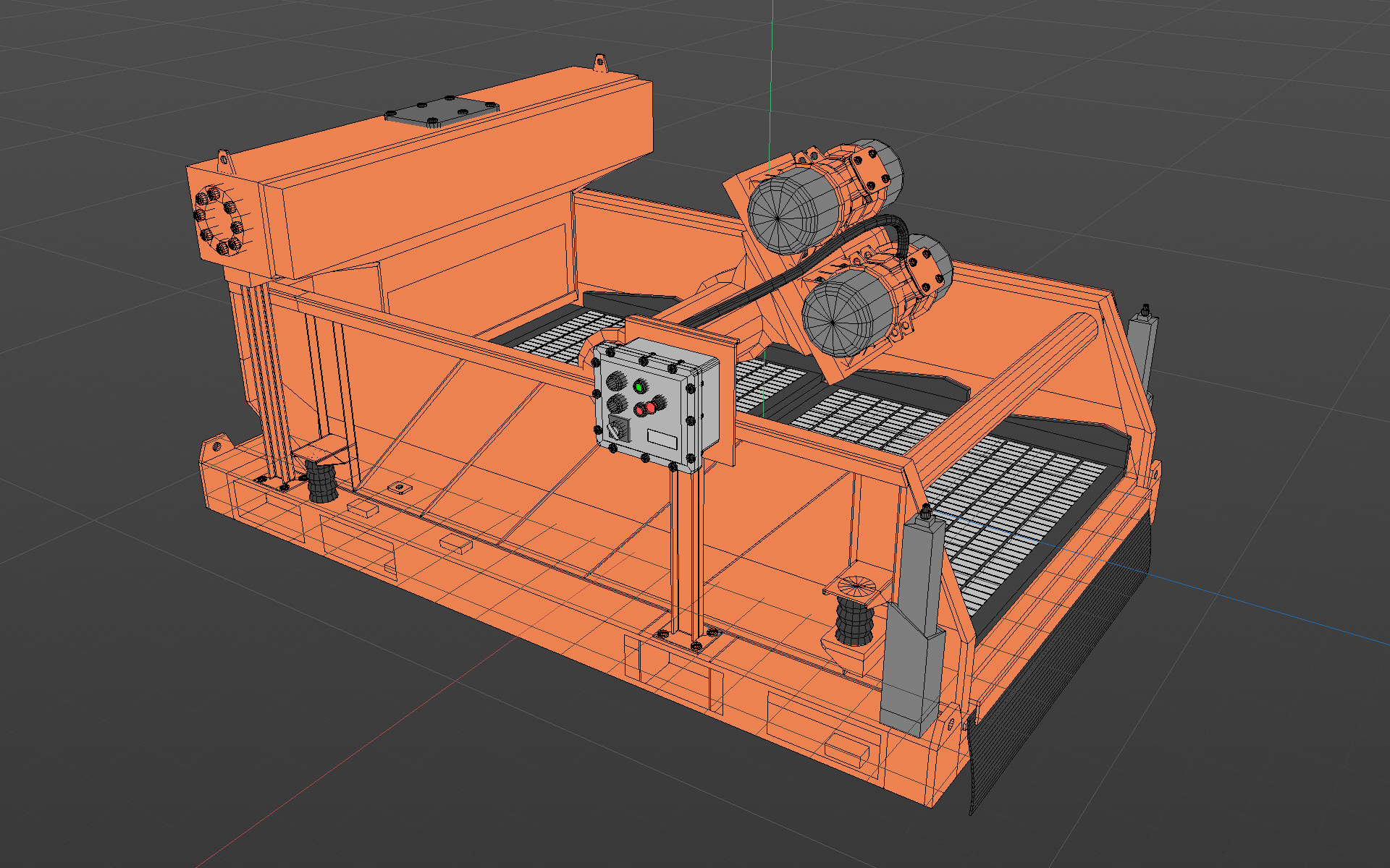 3D shale shaker - TurboSquid 1670539