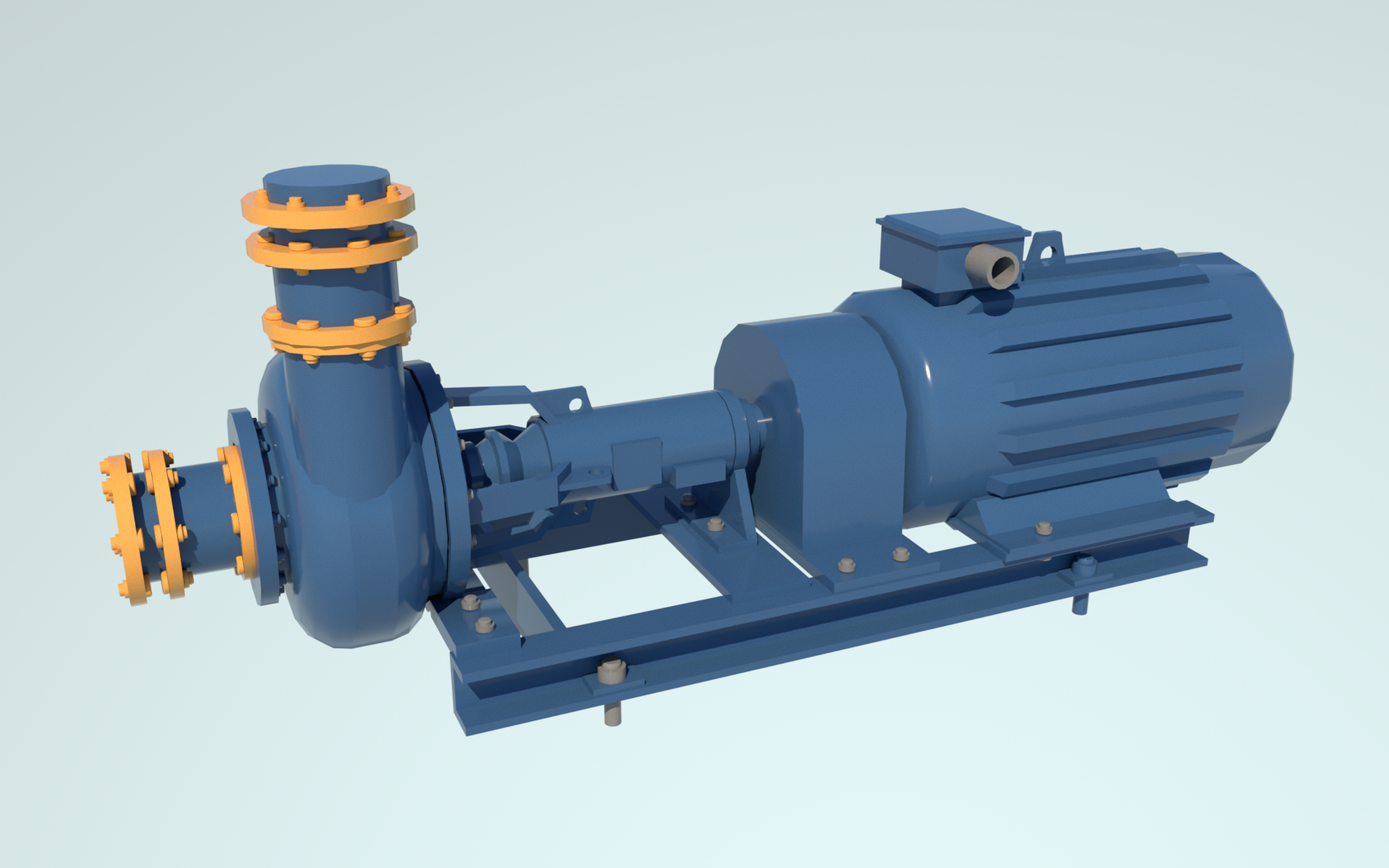 Modello 3D Pompa centrifuga - TurboSquid 1670536