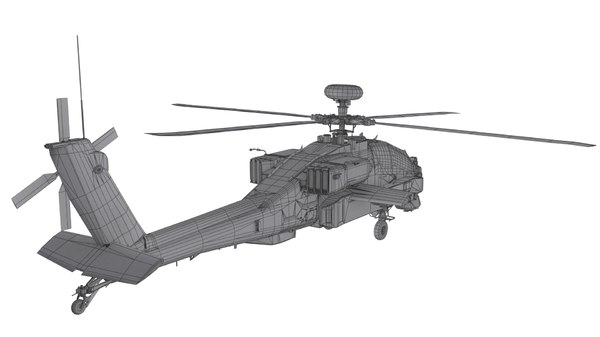 AH-64 아파치 헬리콥터 3D 모델 - TurboSquid 1671514