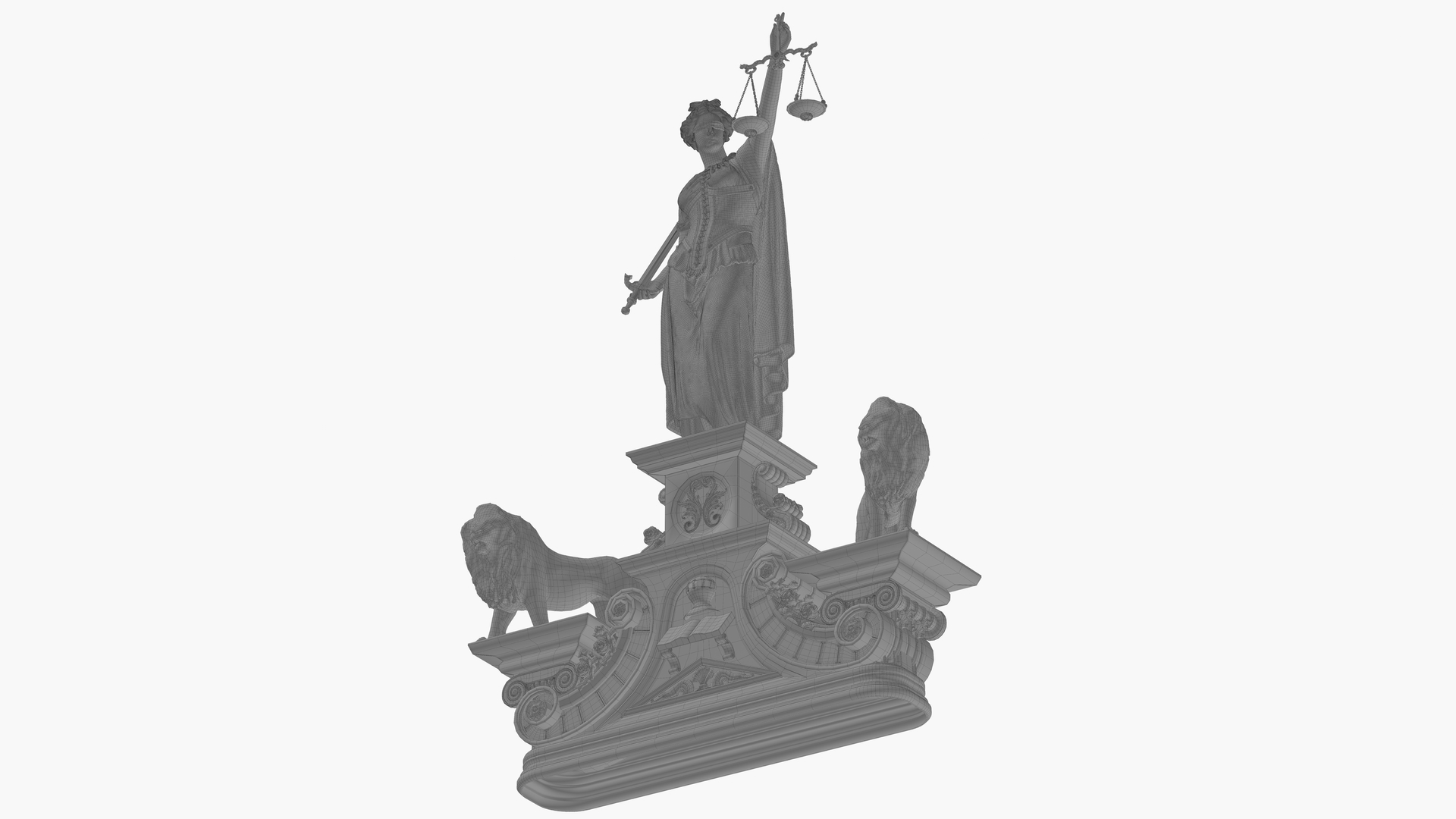 3ds max lady justice