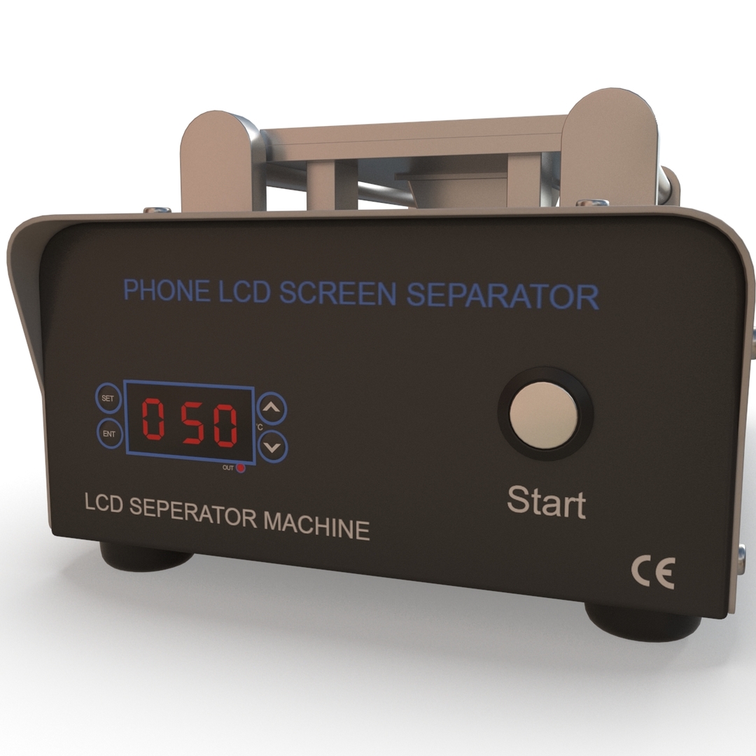 Phone lcd separator machine 3D - TurboSquid 1672530