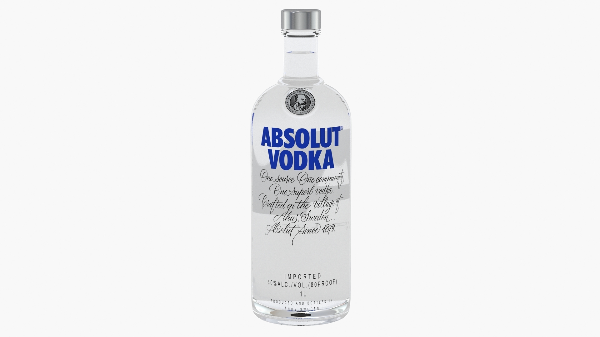 Absolut vodka original 1l 3D - TurboSquid 1672590