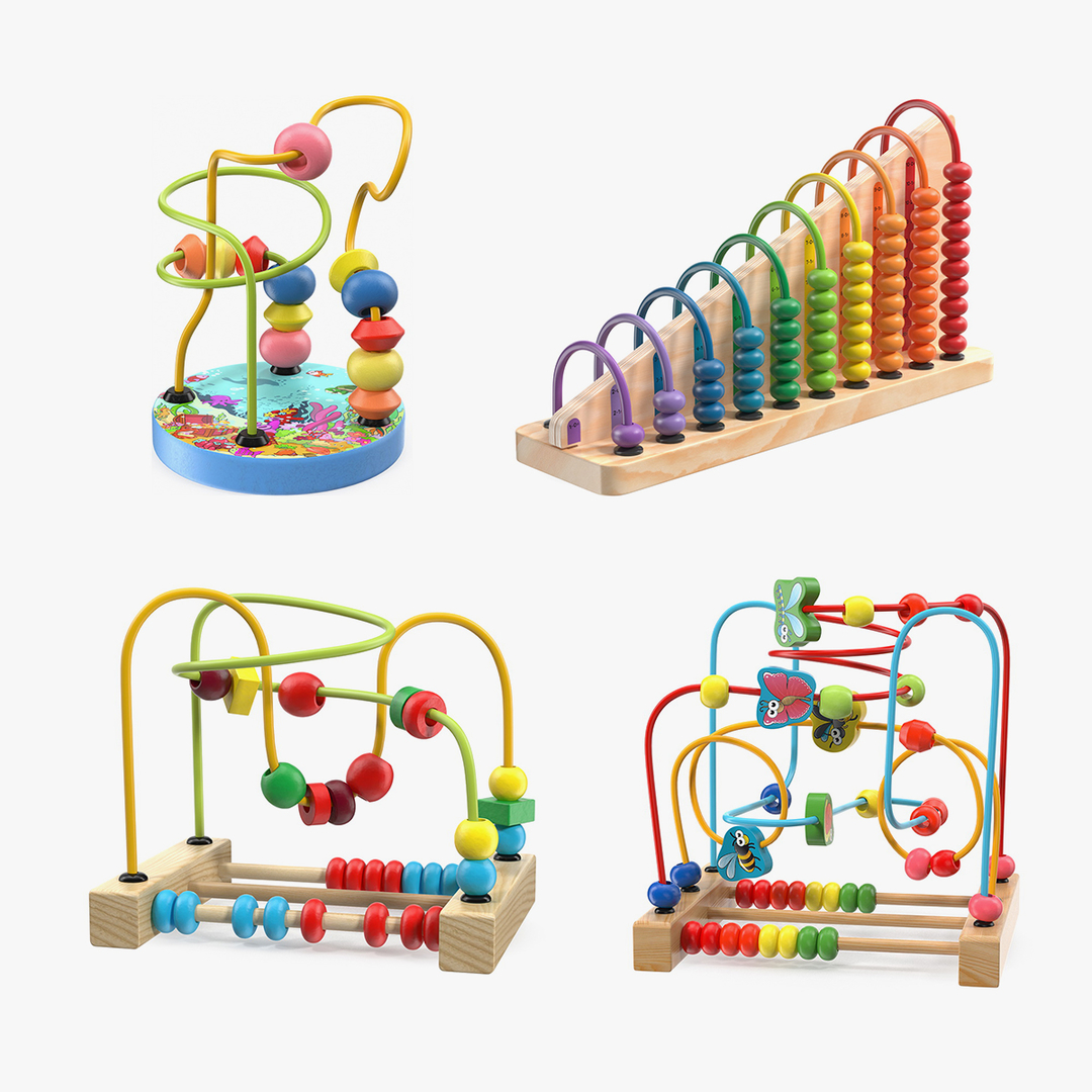 Wooden maze toys 2 3D - TurboSquid 1673102