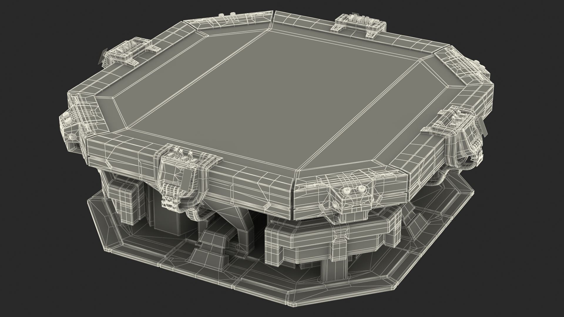 Hologram table 3D model - TurboSquid 1672671