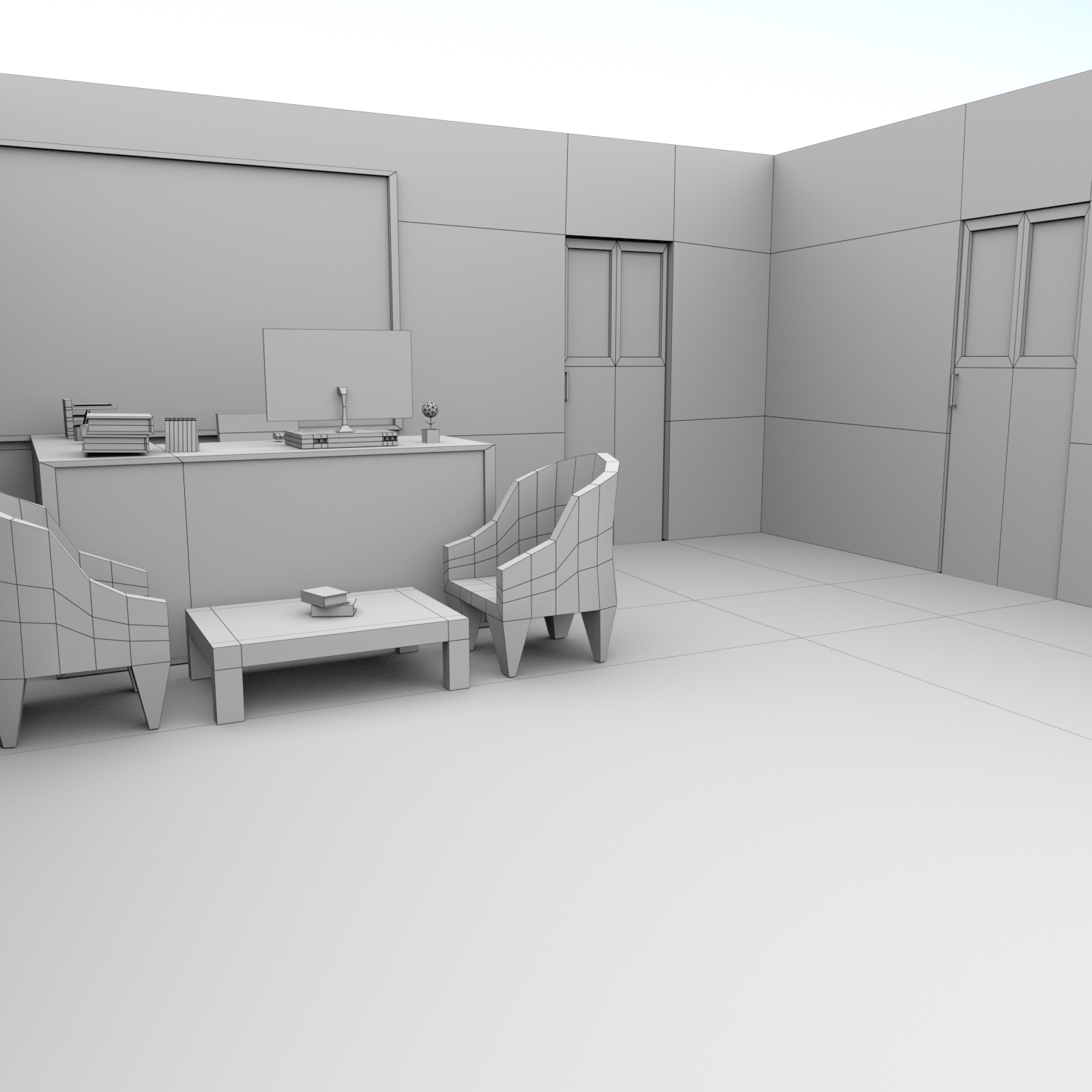 3D model office 02 - TurboSquid 1672736