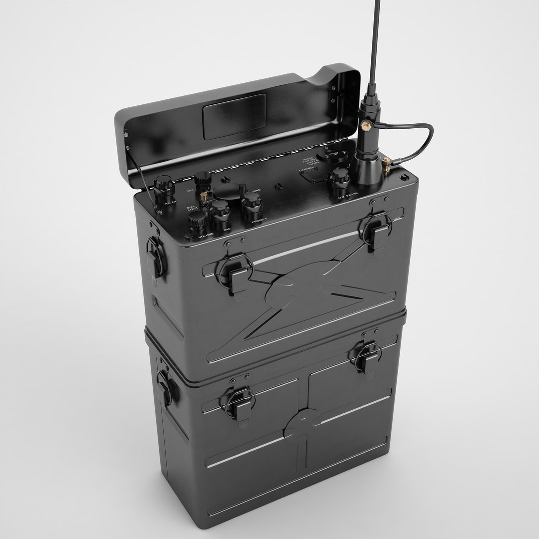 Military radio scr-300 model - TurboSquid 1673200