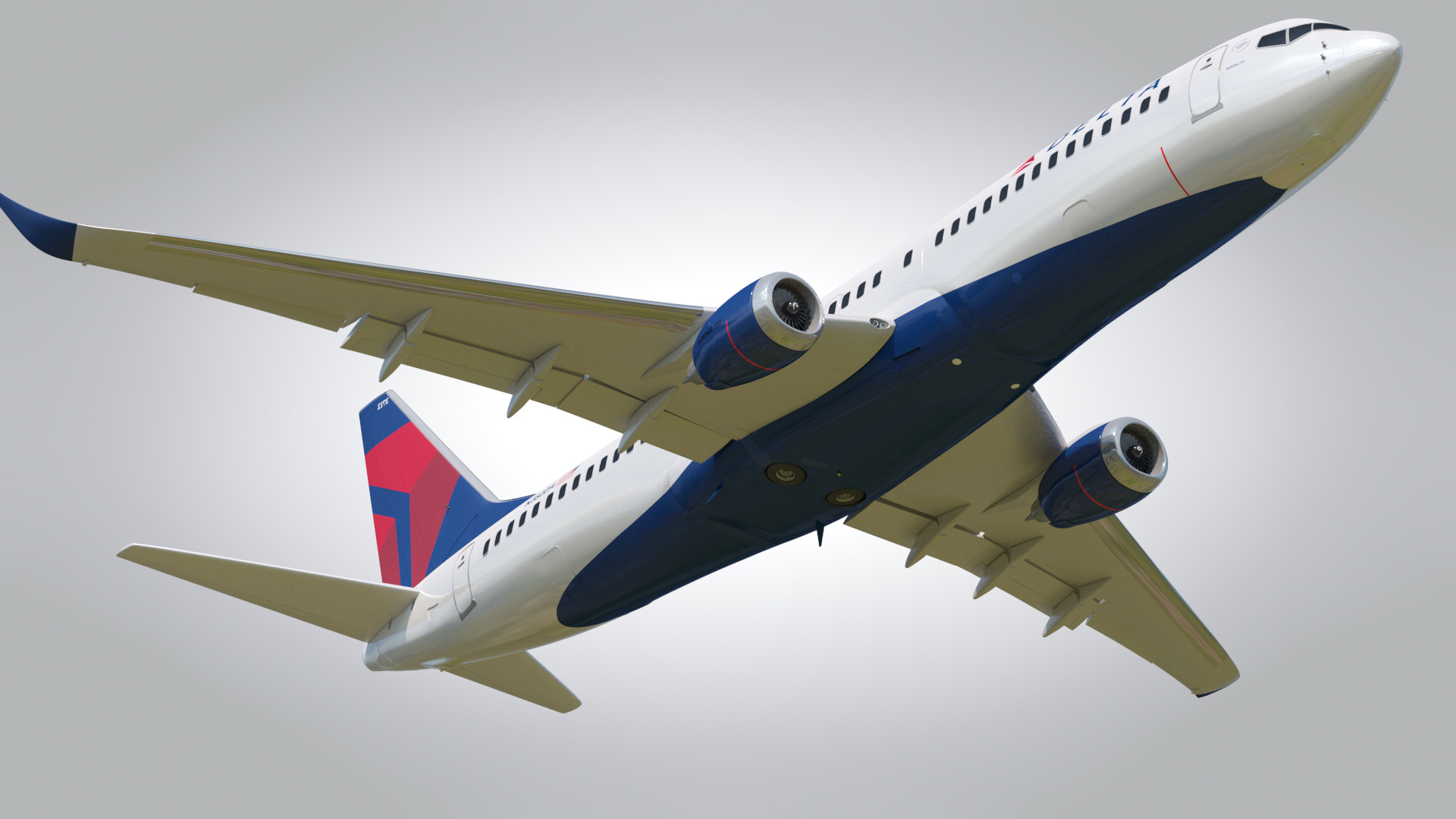 3D model boeing 737-800 delta air lines - TurboSquid 1673874