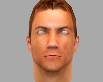 head normal 3d model