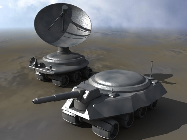 Tank Robotic 3d 3ds 