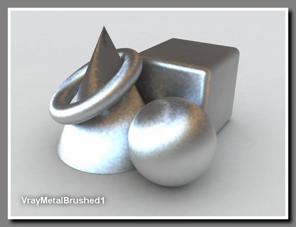 Materials 3ds Max Texture Metal vray aluminum