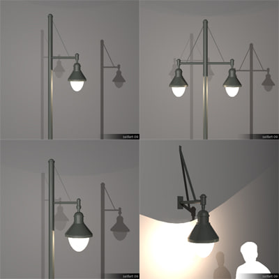 Building Revit Family Historic Street Lamp