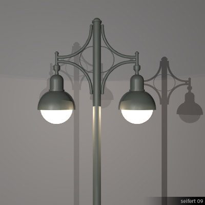Building Revit Family Historic Street Lamp