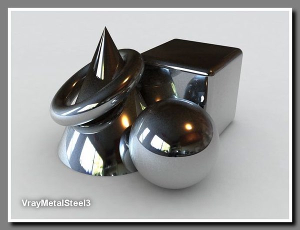 Materials 3ds Max Texture Metal vray aluminum