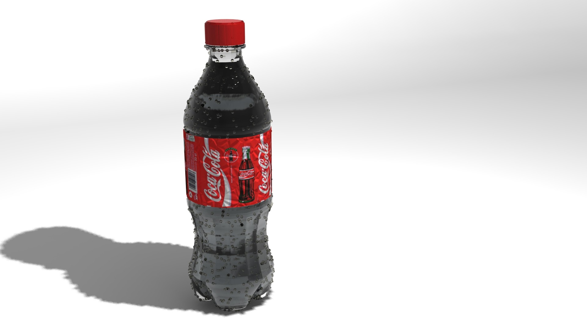 bottle coke 3d max