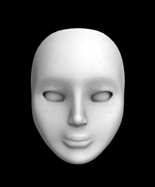 mask doll 3d model